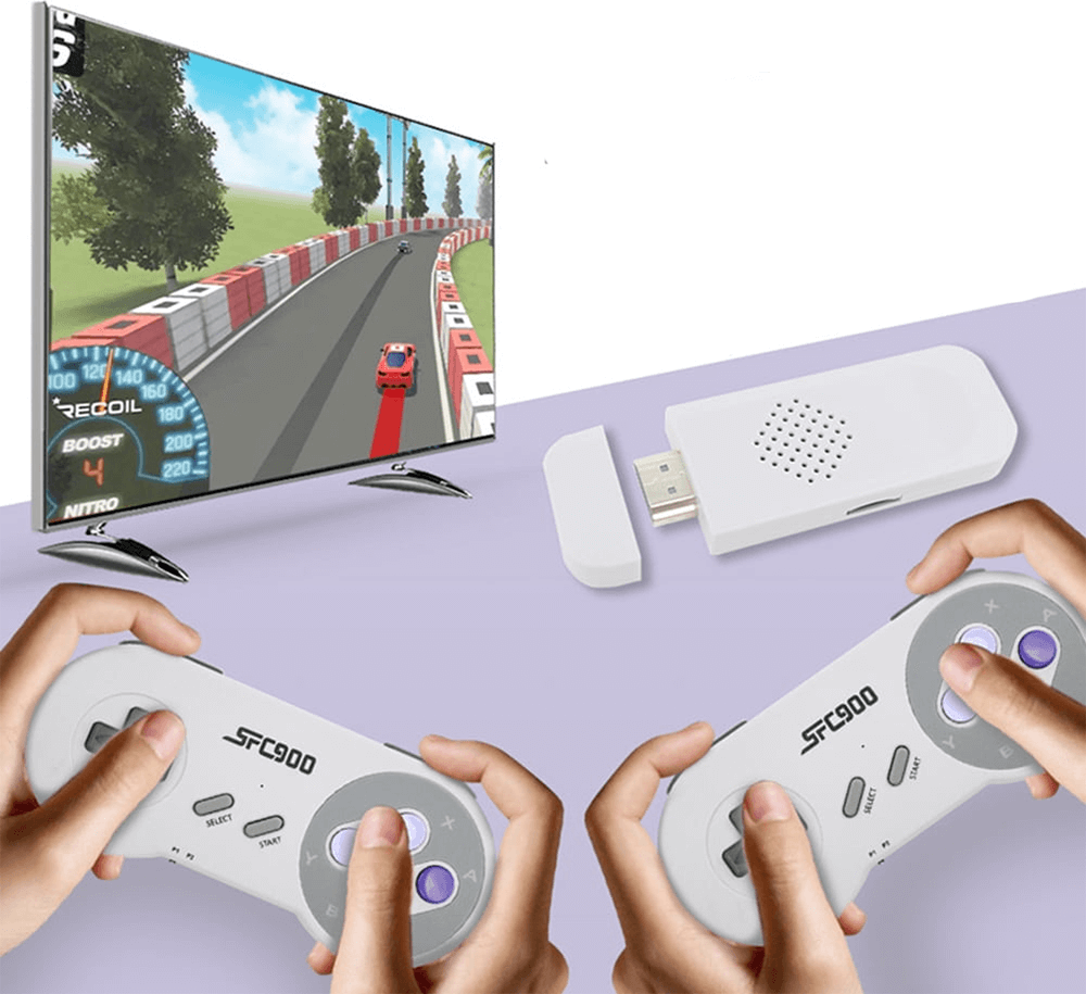 کنسول بازی SF900 تجربه بازی 4K با کنترلرهای بی‌سیم و بیش از 926 بازی کلاسیک